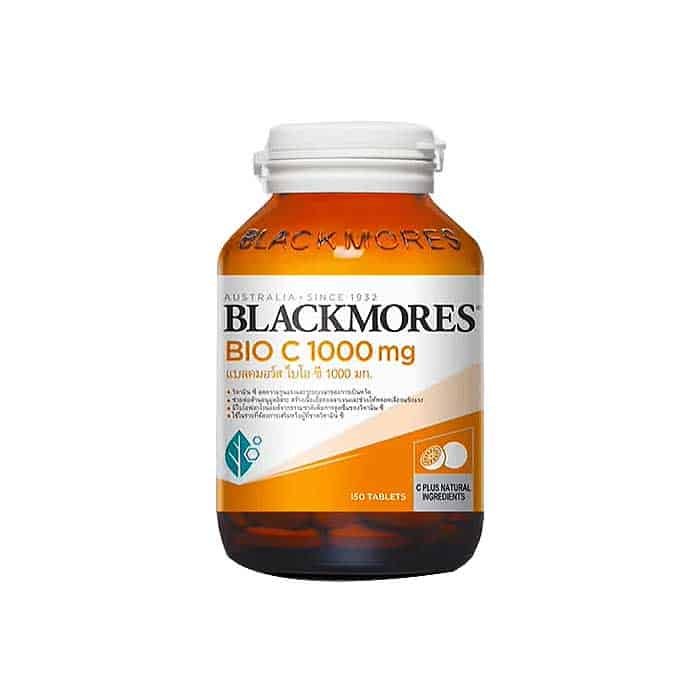 Blackmore Bio C วิตามินซี ชนิดเม็ด ขนาด 1000 มก ช่วยให้ภูมิร่างกายแข็งแรง